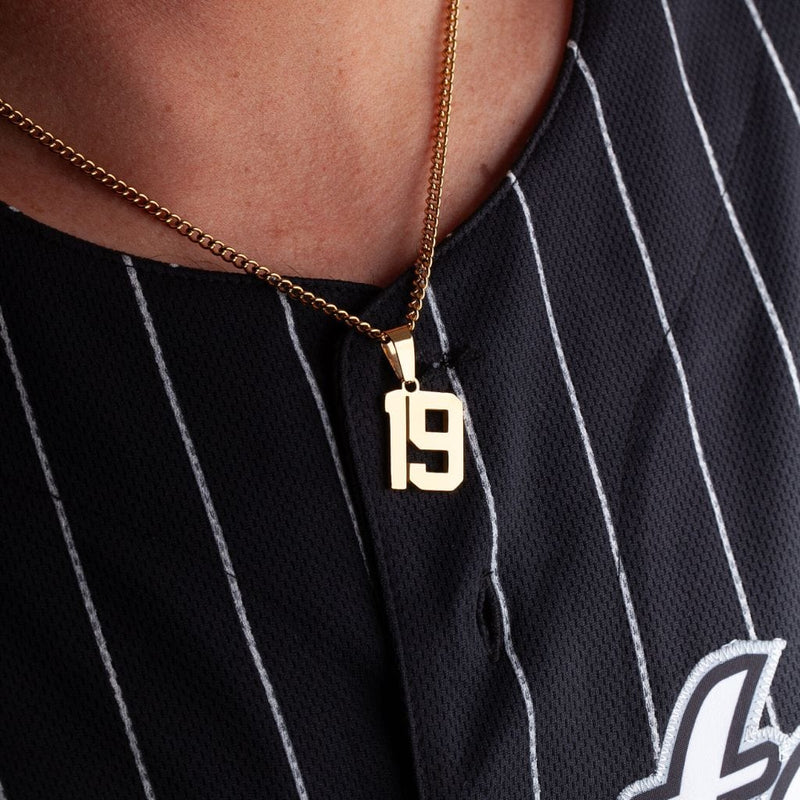 Number Necklaces, Baseball Chains & Sports Jewelry