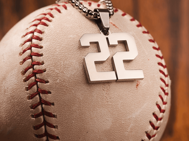 Number Necklaces, Baseball Chains & Sports Jewelry – FlowX Jewelry